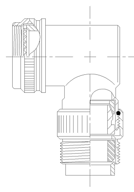 E30 - ADAPTER, EMI/RFI/EMP, Crimp Ring